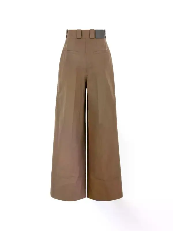 Balenciaga High-waist Twill Wide-leg Trousers