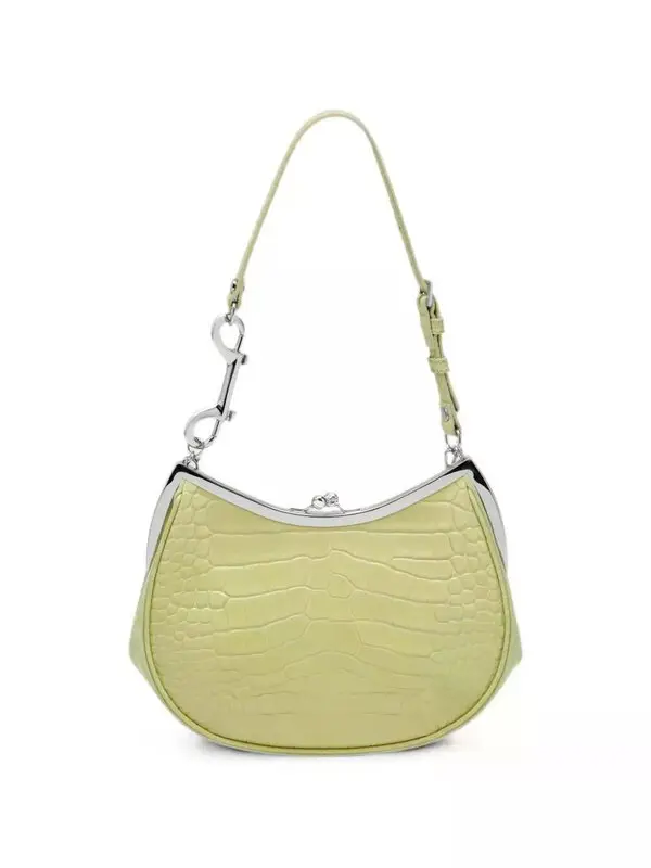 VIVIENNE WESTWOOD Charm Frame Croc-effect Shoulder Bag