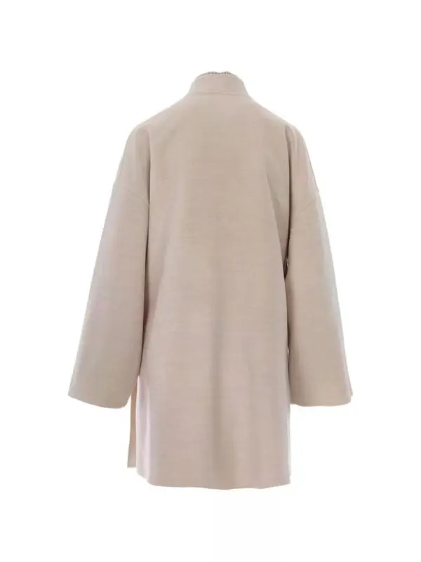 Fabiana Filippi Zip-up High-neck Coat
