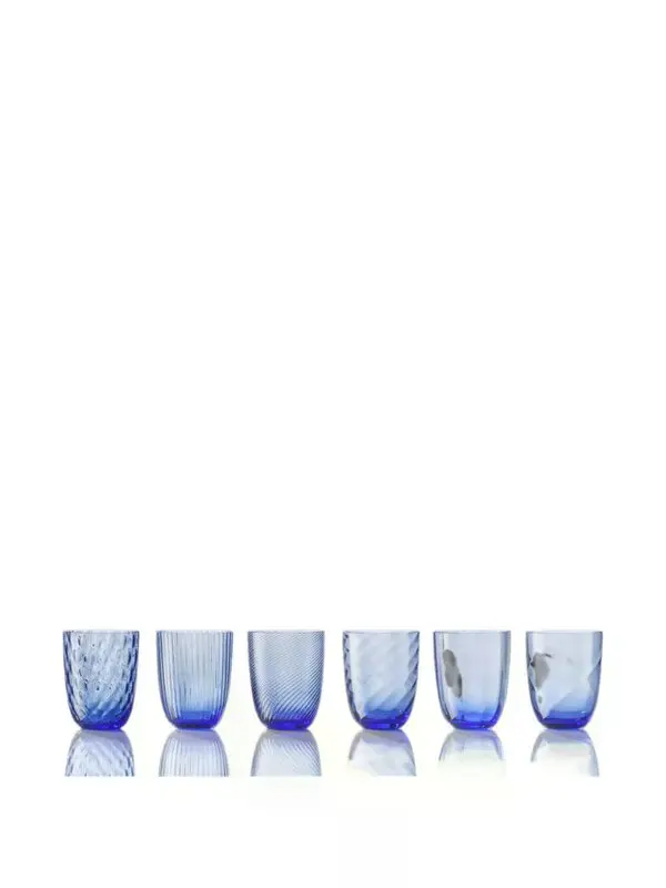 NASONMORETTI Idra Textured Glasses - Blue