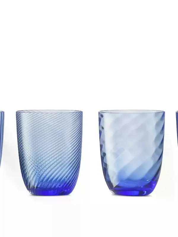 NASONMORETTI Idra Textured Glasses - Blue