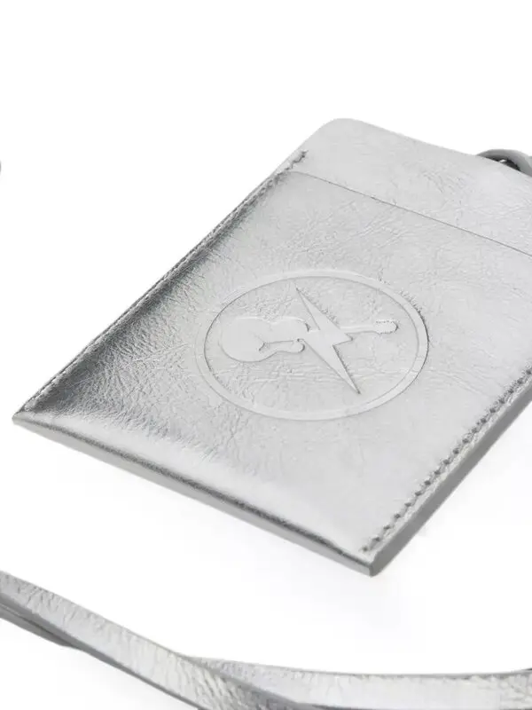 A.p.c. Metallic Leather Card Holder