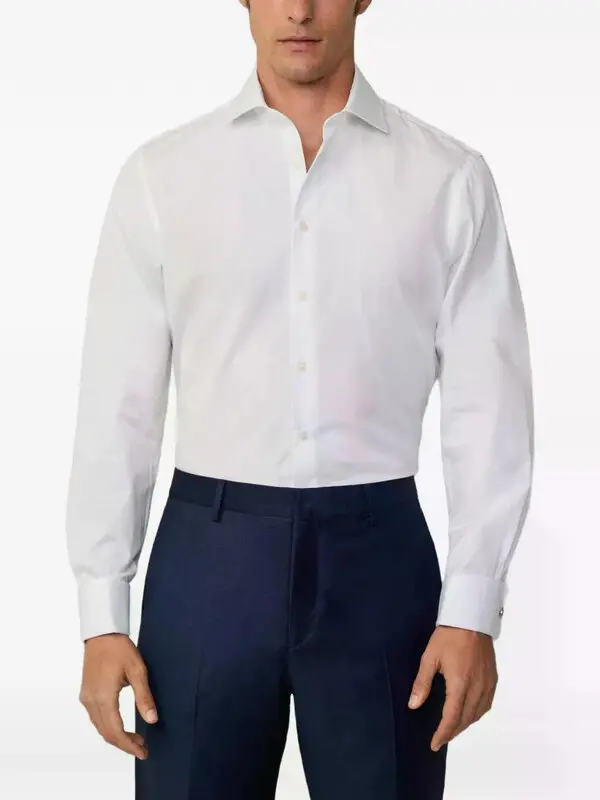 HACKETT LONDON Classic-fit Formal Poplin Shirt