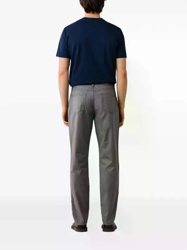 HACKETT LONDON Textured Canvas Trousers