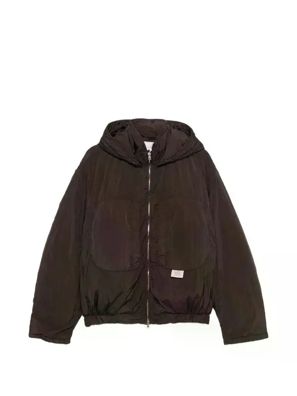 RANRA Hooded Zip-up Jacket - Brown