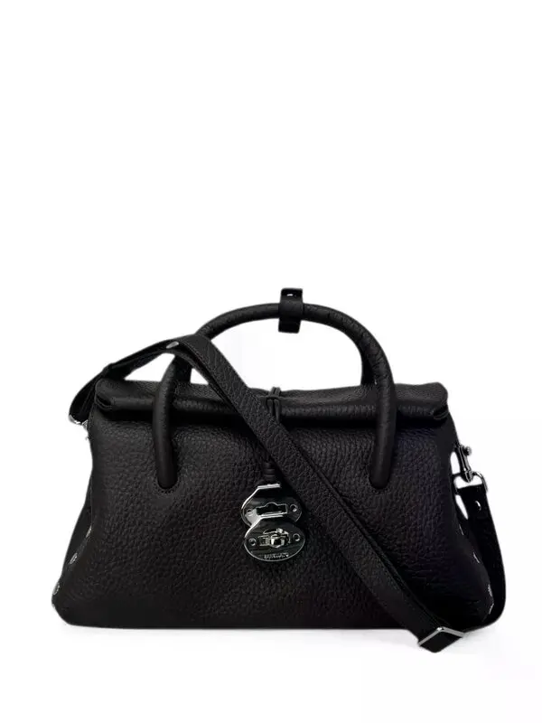 ZANELLATO Studded Leather Tote Bag - Black