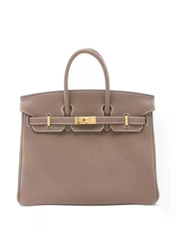 Hermès 2026 25 Birkin Togo-leather Tote Bag - Brown