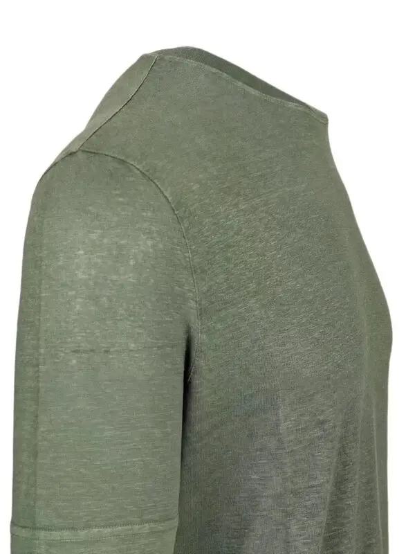 AL DUCA D’AOSTA 1902 Slim-fit Linen-blend T-shirt