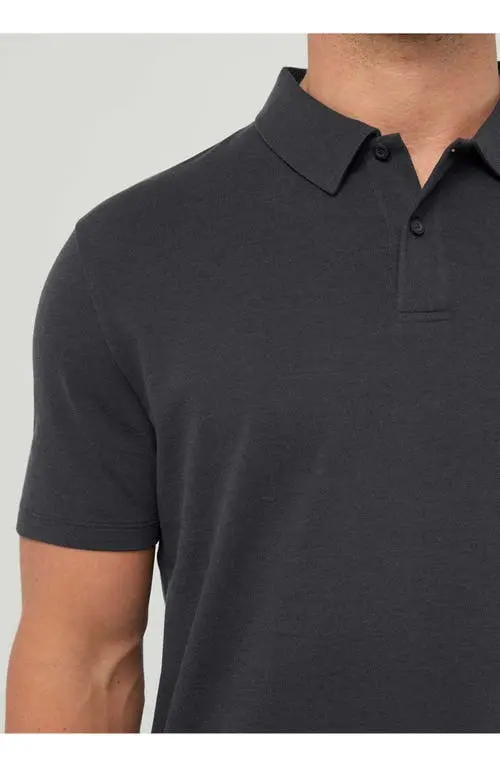 DUER Air Flow Pique Polo - Charcoal