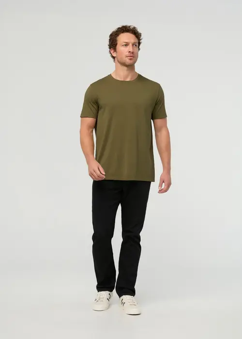 DUER Air Flow Pique Polo - Kelp