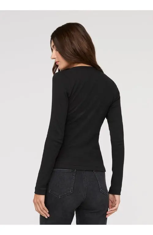 DUER Ribbed Pima Fitted Button Down - Black