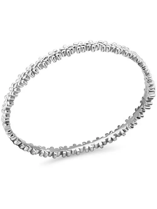 DEVATA Daisy Flower Eternity Bangle Bracelet