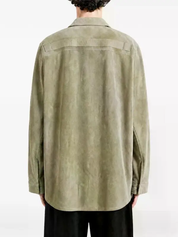 Rick Owens Suede Zip-up Jacket