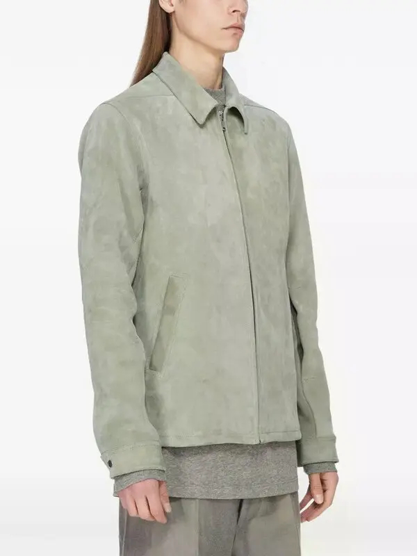 Rick Owens Suede Zip-up Jacket