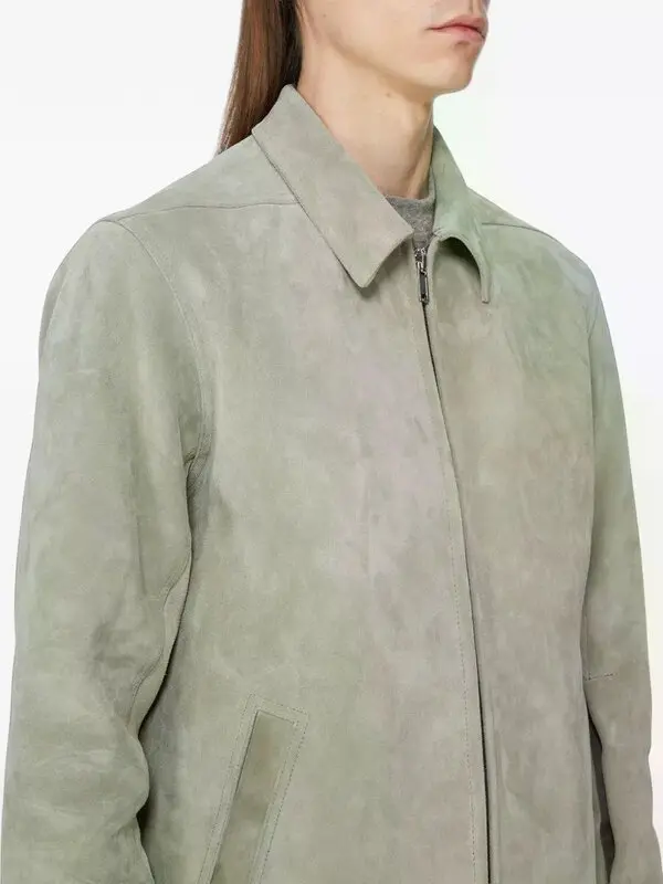 Rick Owens Suede Zip-up Jacket