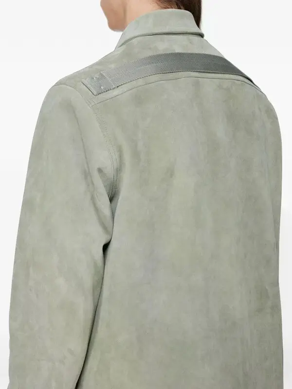 Rick Owens Suede Zip-up Jacket