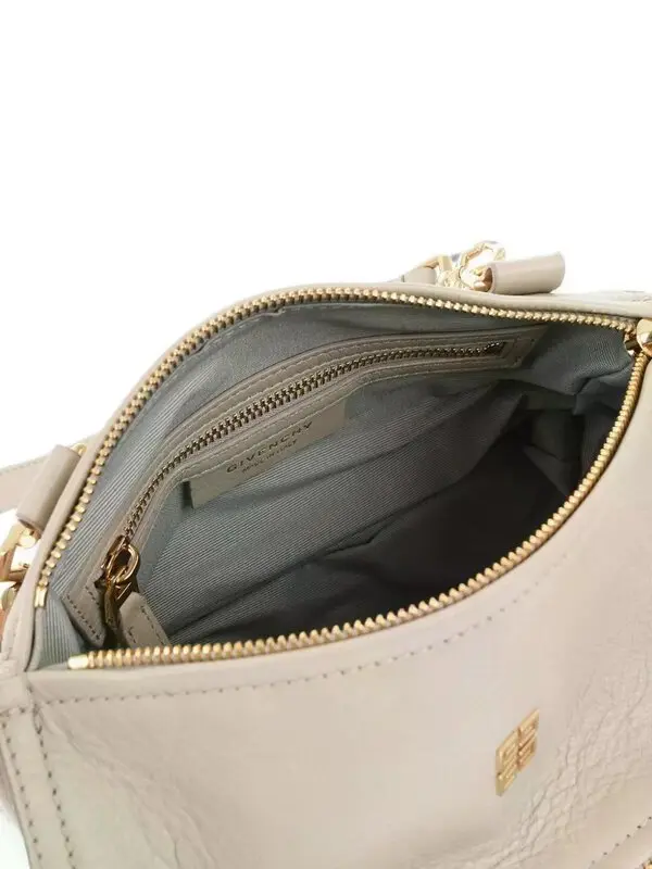 Givenchy Pandora Leather Shoulder Bag - Neutrals