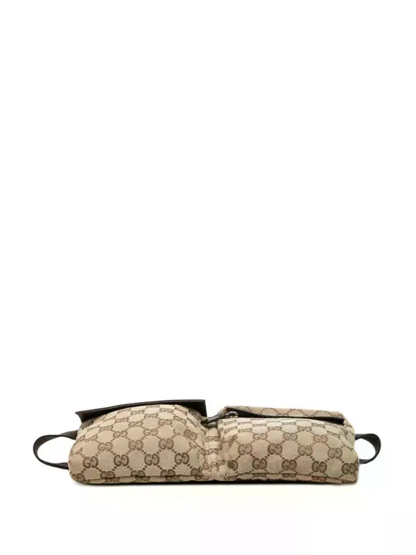 Gucci 2000-2015 Gg Canvas Double Pocket Belt Bag