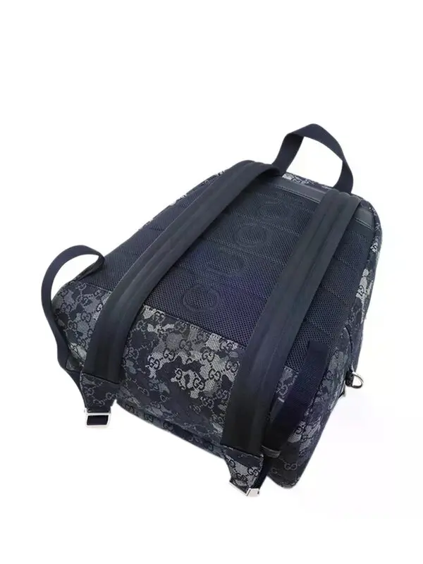 Gucci 2016-2026 Gg Denim Front Zip Camouflage Backpack