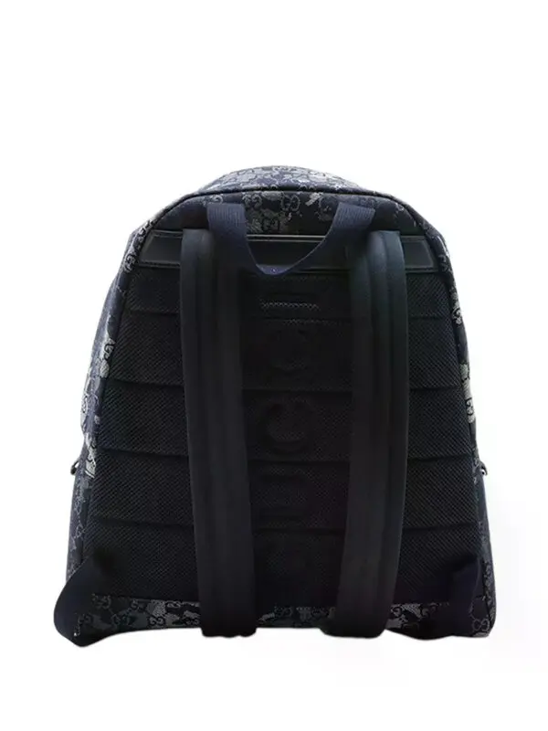 Gucci 2016-2026 Gg Denim Front Zip Camouflage Backpack