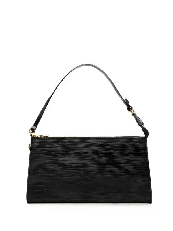 LOUIS VUITTON 2001 Epi Pochette Accessoires Shoulder Bag - Black