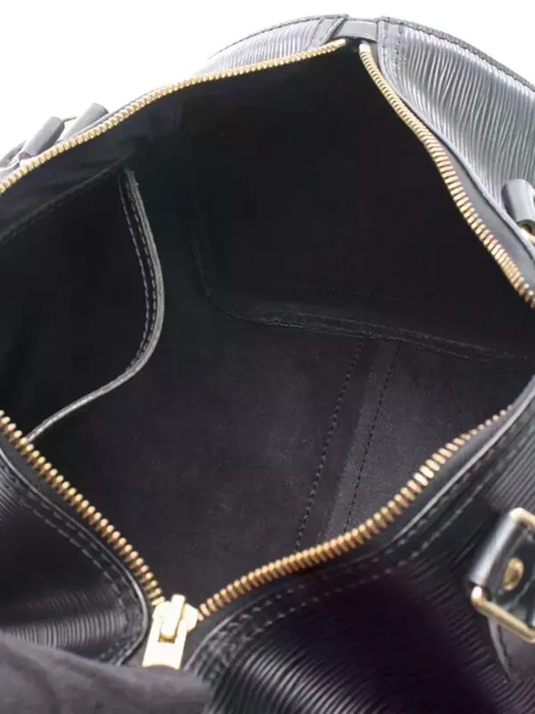 LOUIS VUITTON Epi Speedy 30 Boston Bag - Black