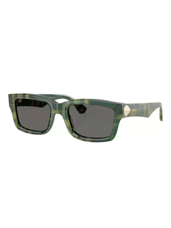 Burberry Check-pattern Square Sunglasses