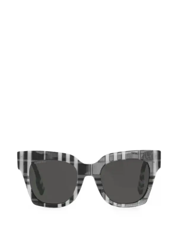 Burberry Check Square-frame Sunglasses