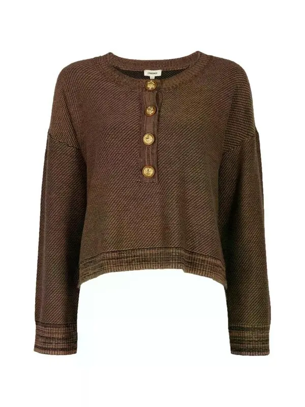 L'Agence Button-up Sweater