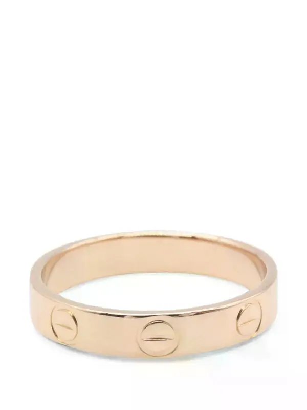 Cartier 18kt Rose Gold Love Ring - Pink