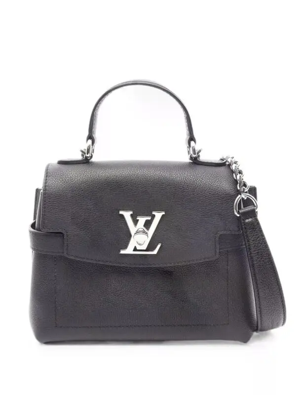 LOUIS VUITTON 2010s Mini Lockme Ever Handbag - Black