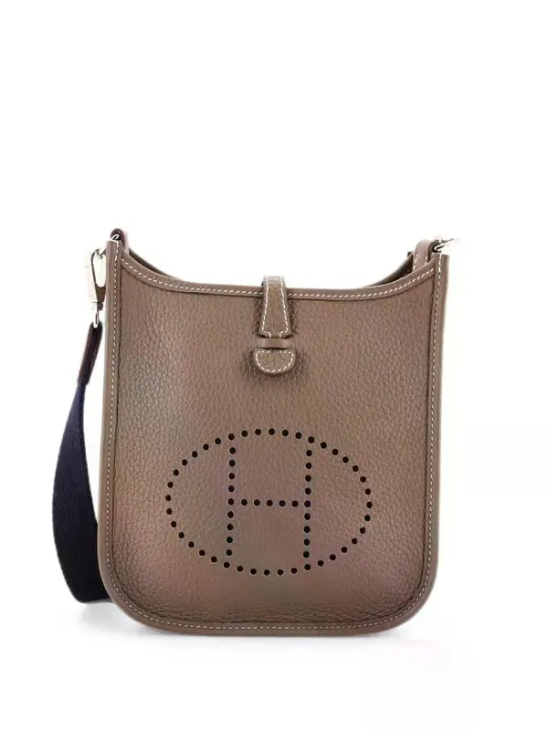 Hermès Evelyne Bag Gen Iii Clemence Tpm Crossbody Bag - Grey
