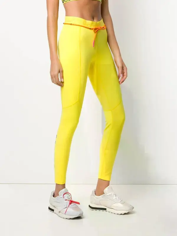 Off-White X Nike Logo Waistband Performance Leggings