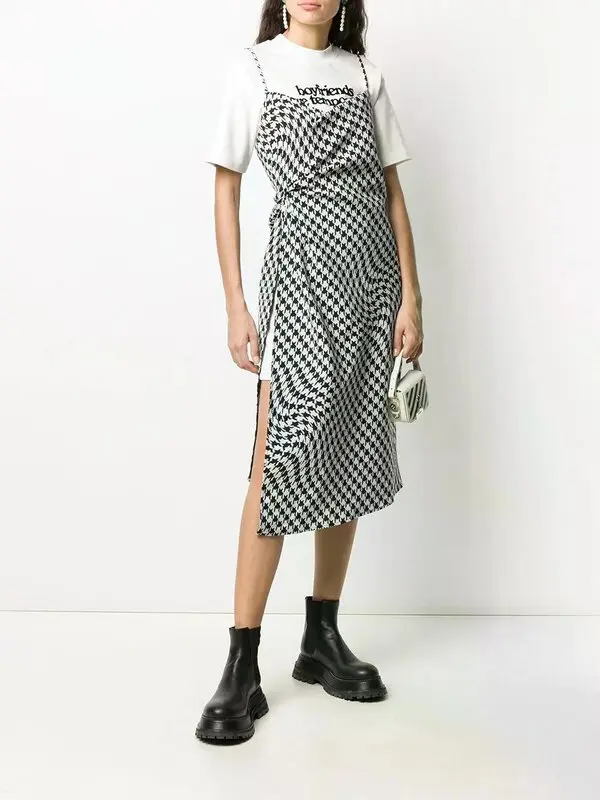 Off-White Houndstooth Layered T-shirt