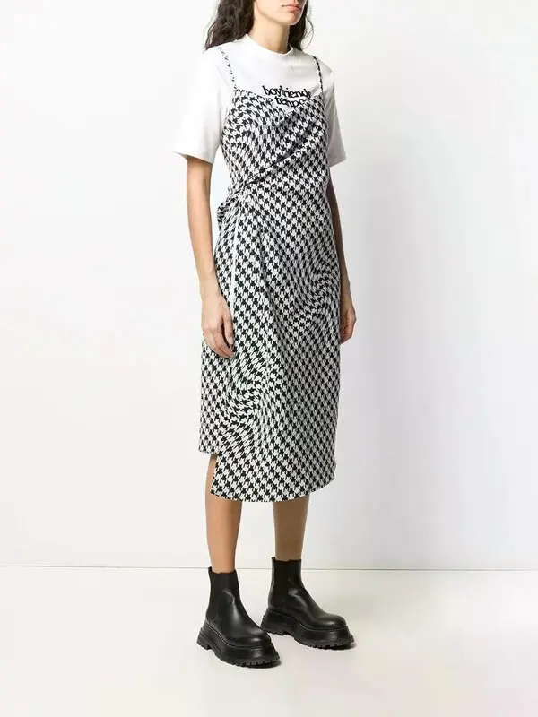 Off-White Houndstooth Layered T-shirt