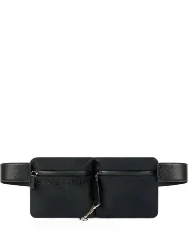 Givenchy Logo-embossed Buckle-fastening Belt Bag - Black