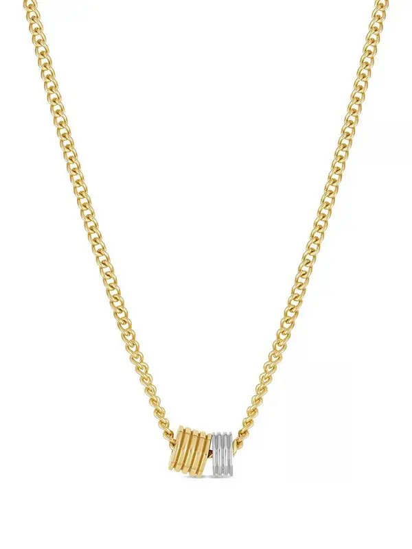 IVI Octagon Mini Double-charm Necklace
