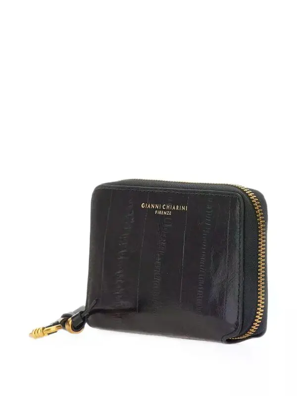 GIANNI CHIARINI Small Eel-print Leather Wallet