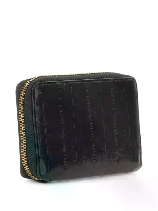 GIANNI CHIARINI Small Eel-print Leather Wallet