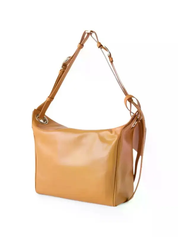 Furla M Logo-print Leather Shoulder Bag - Brown