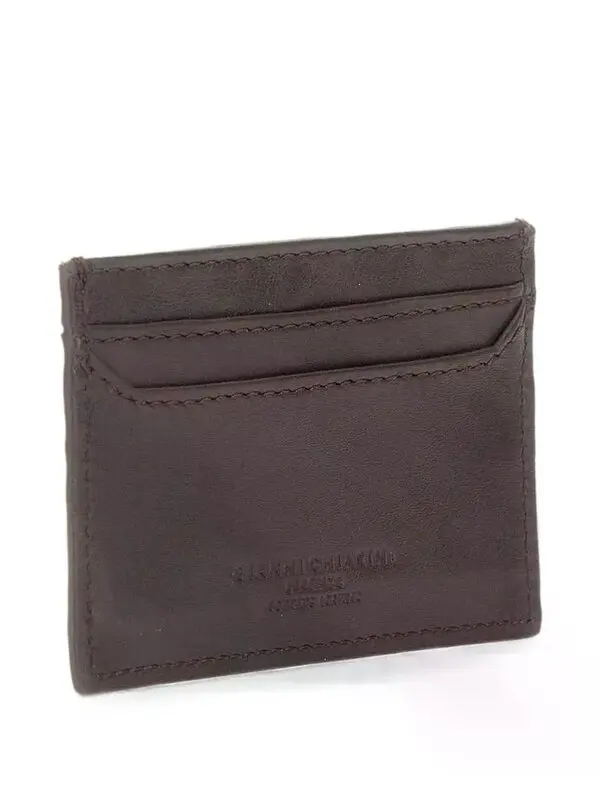 GIANNI CHIARINI Stud-detail Leather Cardholder