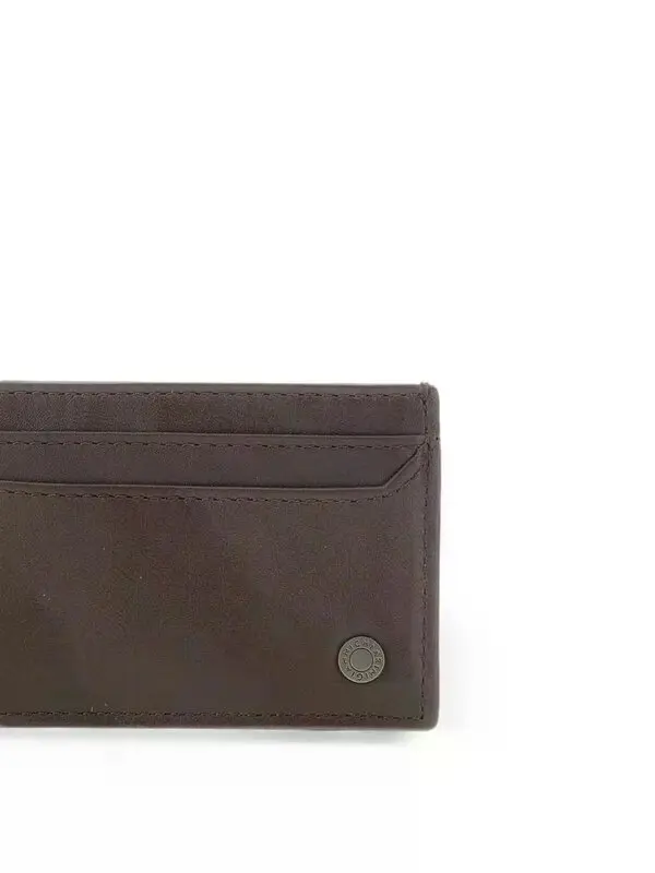 GIANNI CHIARINI Stud-detail Leather Cardholder