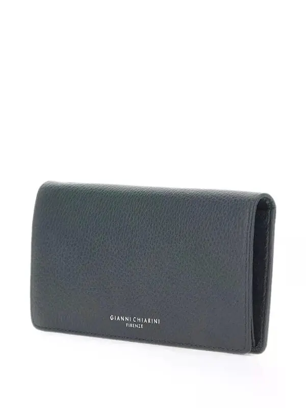 GIANNI CHIARINI Grain Pebbled Leather Wallet