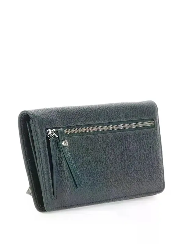 GIANNI CHIARINI Grain Pebbled Leather Wallet