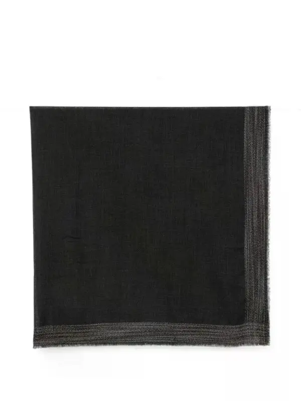 Faliero Sarti New Lenor Frayed Scarf - Black