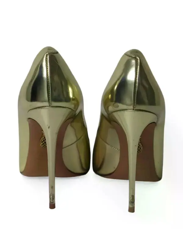 AQUAZZURA Purist Pointed-toe Pumps - Gold