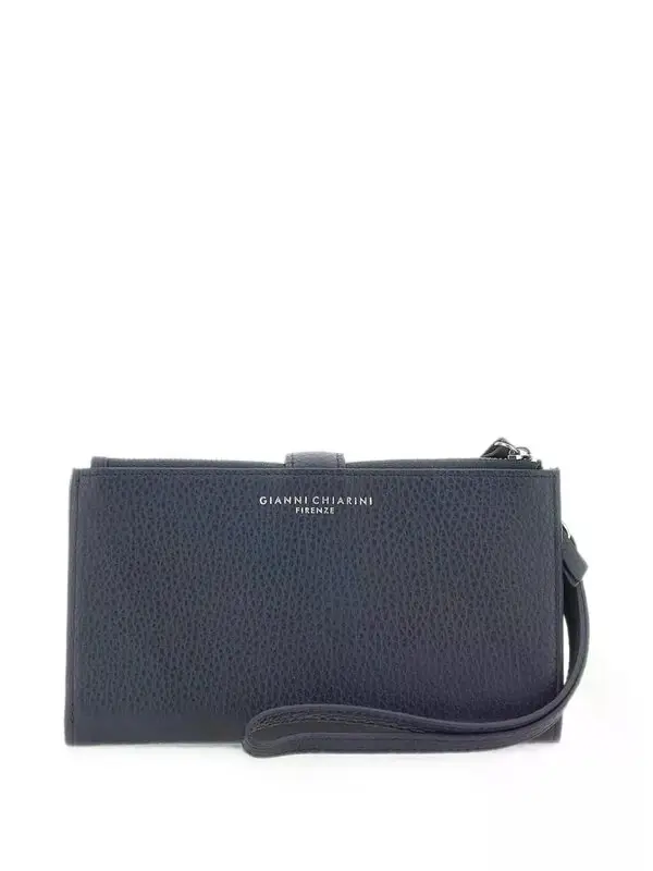GIANNI CHIARINI Dollaro Pebbled Leather Wallet