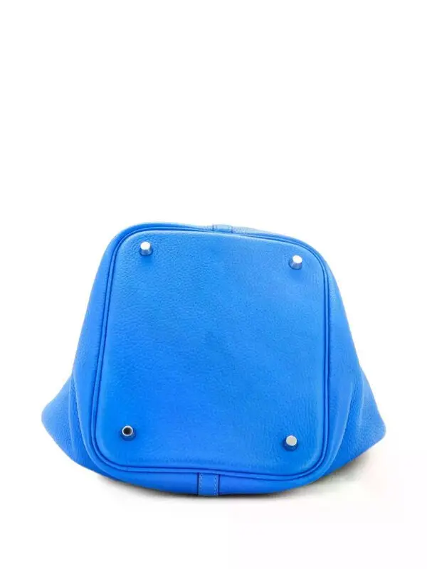 Hermès Picotin Lock Bag Clemence Mm - Blue