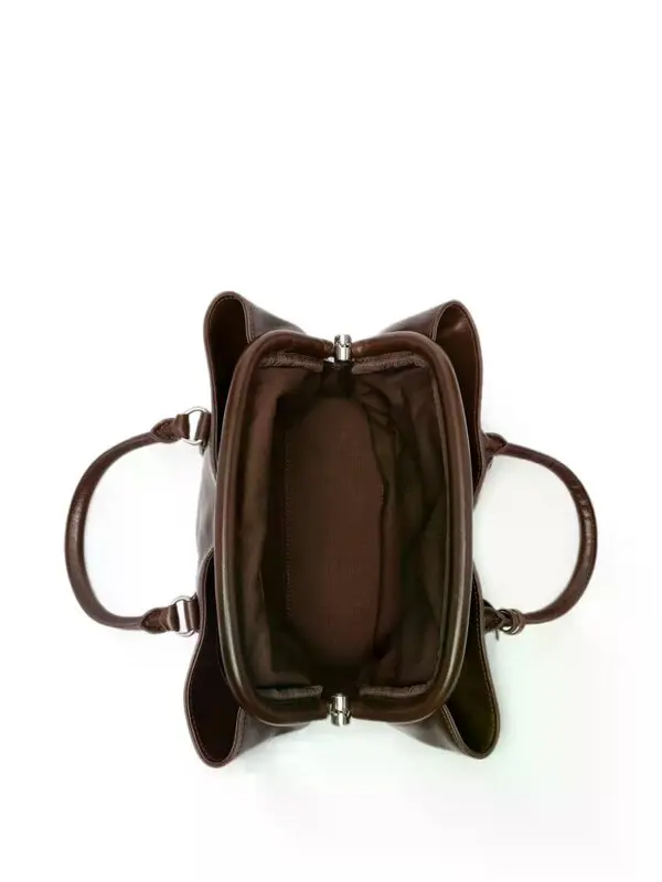 OSOI Mini Brot Leather Tote Bag - Brown