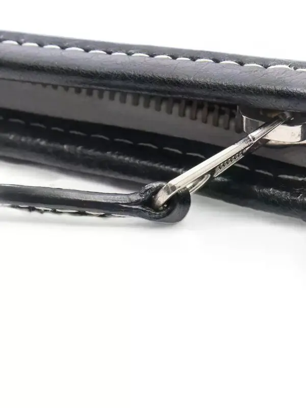 Balenciaga 2000s Bazar Striped Clutch Bag